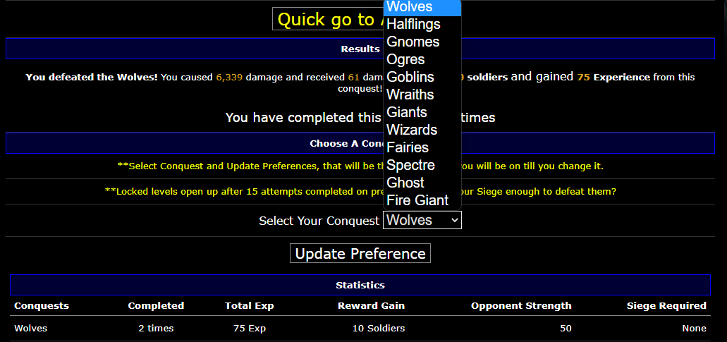 Kings of Chaos Review: Text-based strategy browser game